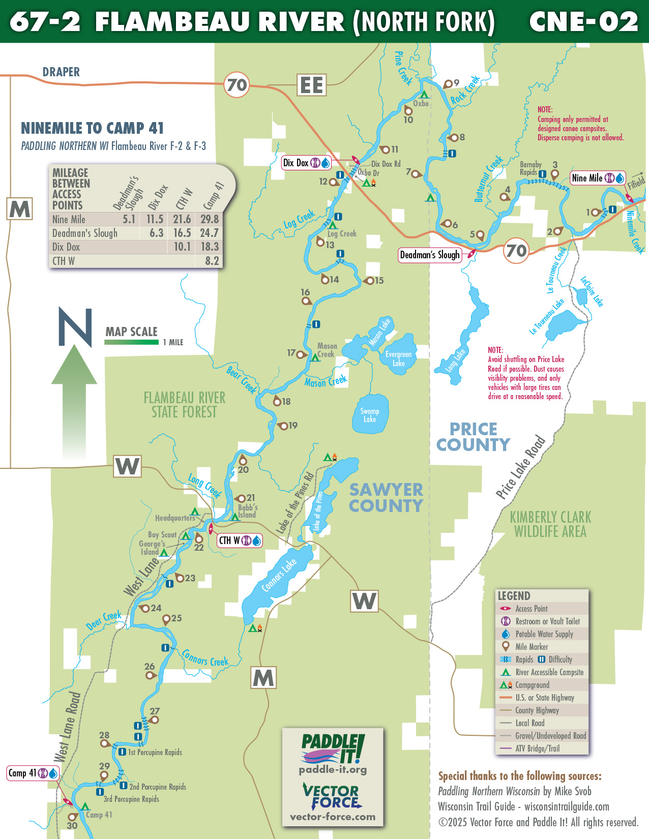 Flambeau River (North Fork) - 67-2 ~ Paddle It!